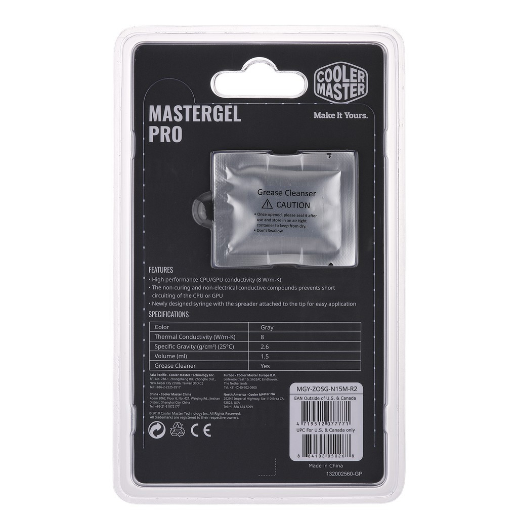 Cooler Master MasterGel Pro New Edition High Thermal Conductivity ...
