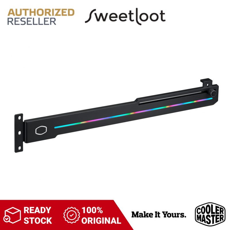 Cooler Master ELV8 3-Pin Addressable RGB Graphics Card Holder ARGB ...