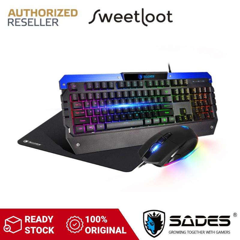 Sades Battle Ram Gaming Combo (Keyboard + Mouse+ Mouse Pad) - SweetLoot PC