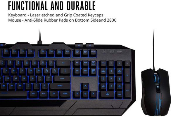 Cooler Master Devastator 3 Plus Mem-chanical Switch Gaming Keyboard and ...