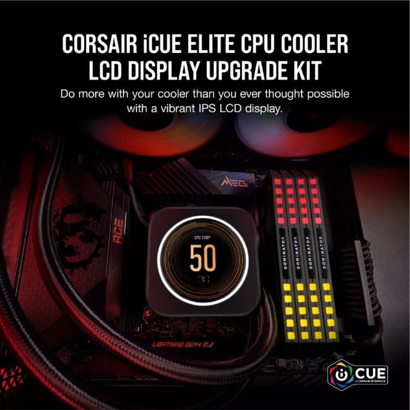 Corsair iCUE ELITE CPU Cooler LCD Display Upgrade Kit - SWEETLOOT