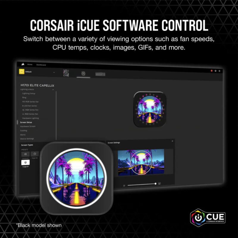 Corsair iCUE ELITE CPU Cooler LCD Display Upgrade Kit - SWEETLOOT
