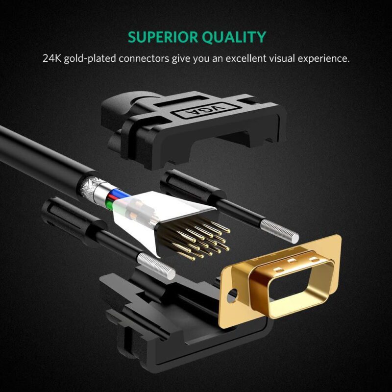 UGREEN VGA Male to Male Cable - SWEETLOOT