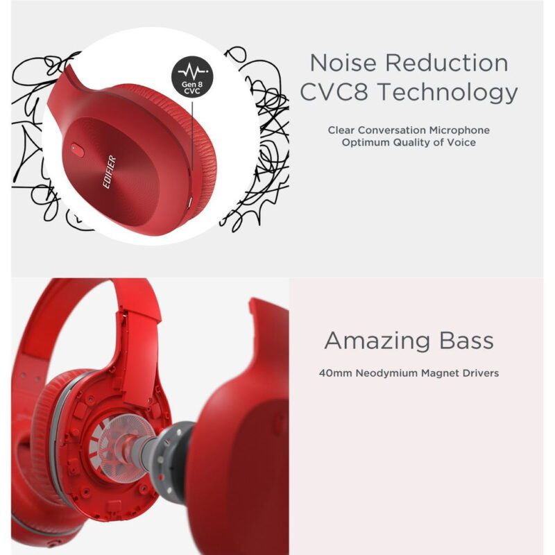 Edifier W800BT Plus Bluetooth Stereo Headphones - SweetLoot PC
