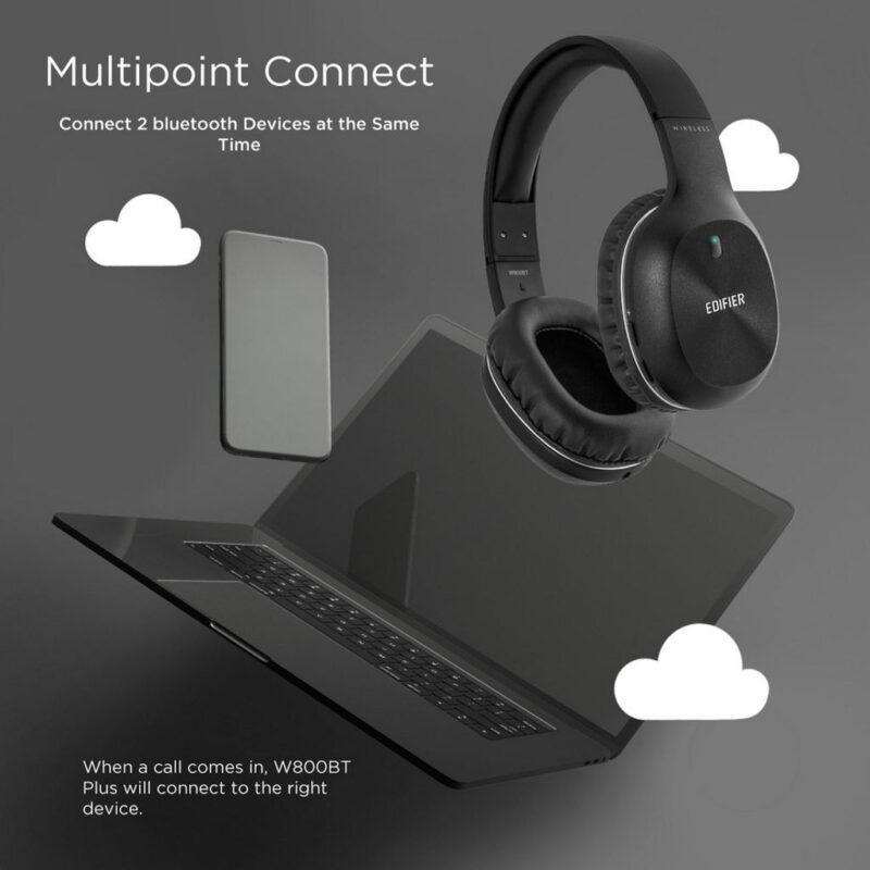 Edifier W800BT Plus Bluetooth Stereo Headphones - SweetLoot PC