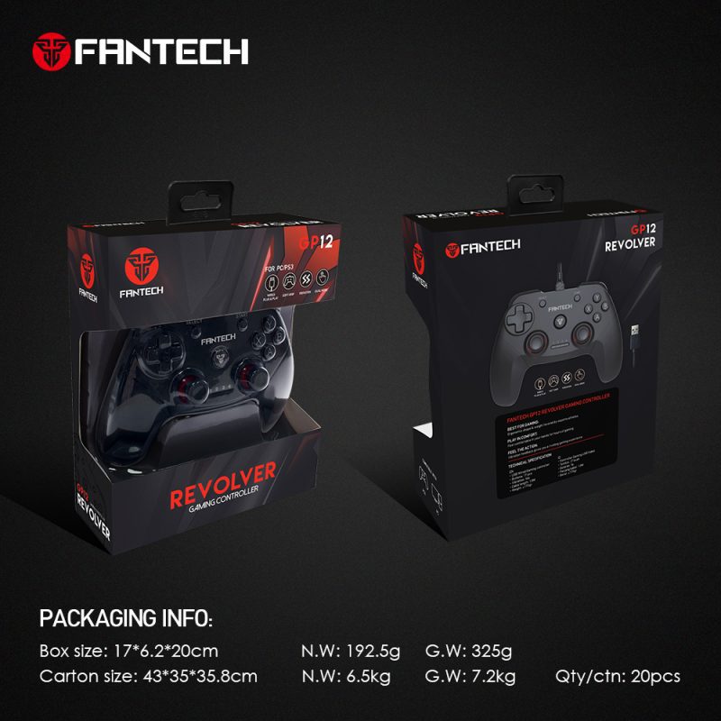 Fantech GP12 Revolver Wired Gaming Controller - SWEETLOOT