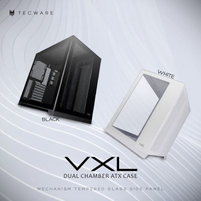 Tecware VXL Dual Chamber ATX Case - SWEETLOOT