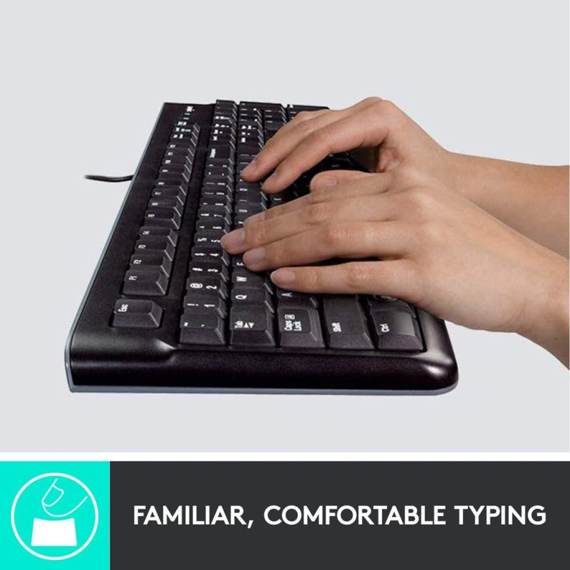 Logitech MK120 Corded Keyboard and Mouse Combo - SweetLoot PC