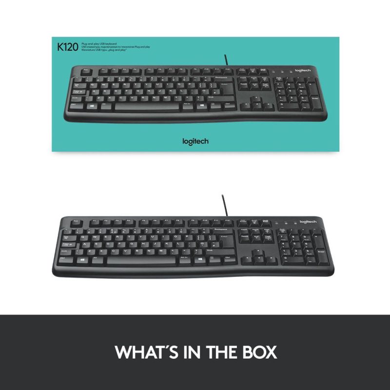 Logitech K120 USB Keyboard - SweetLoot PC
