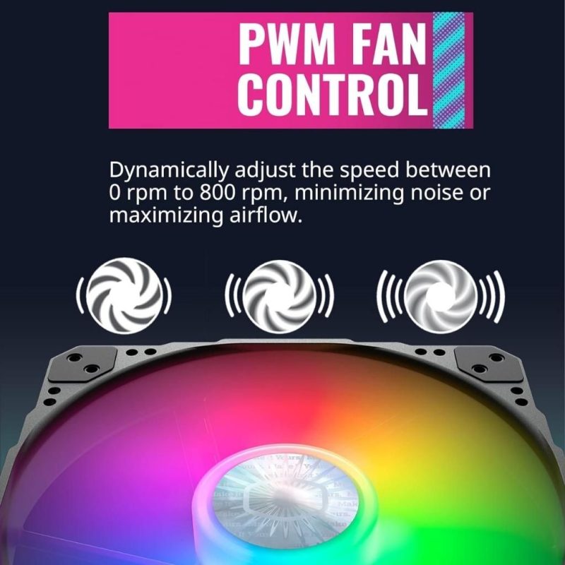Cooler Master SickleFlow 200 ARGB 200mm PWM Case Fan - SWEETLOOT