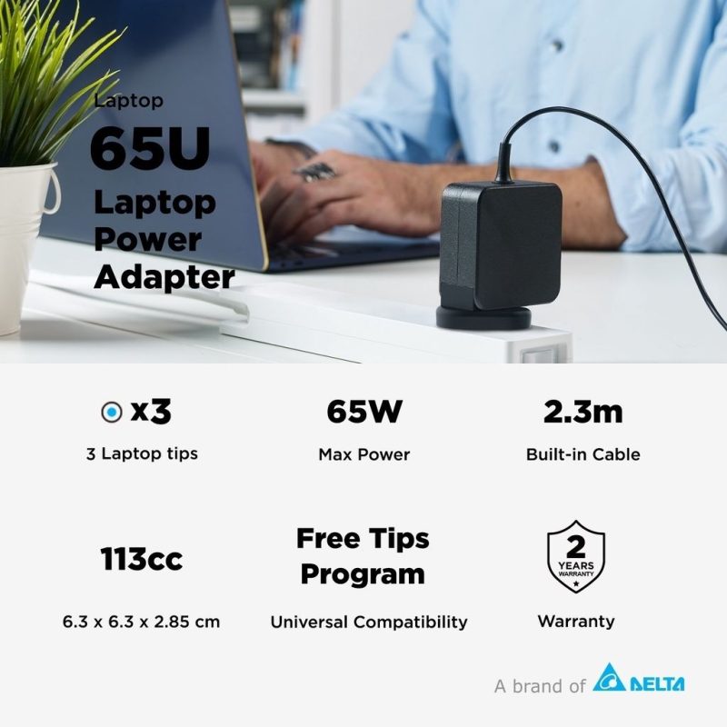Innergie 65U (Asus) 65W Universal Laptop Power Adapter - SweetLoot PC