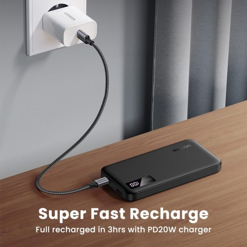 UGREEN 10000mAh Mini Two-way Fast Charging 20W Power Bank - SweetLoot PC