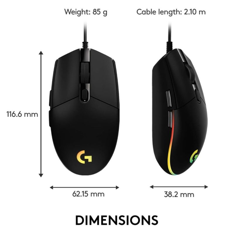 Logitech G102 LIGHTSYNC RGB 6 Button Gaming Mouse - SweetLoot PC