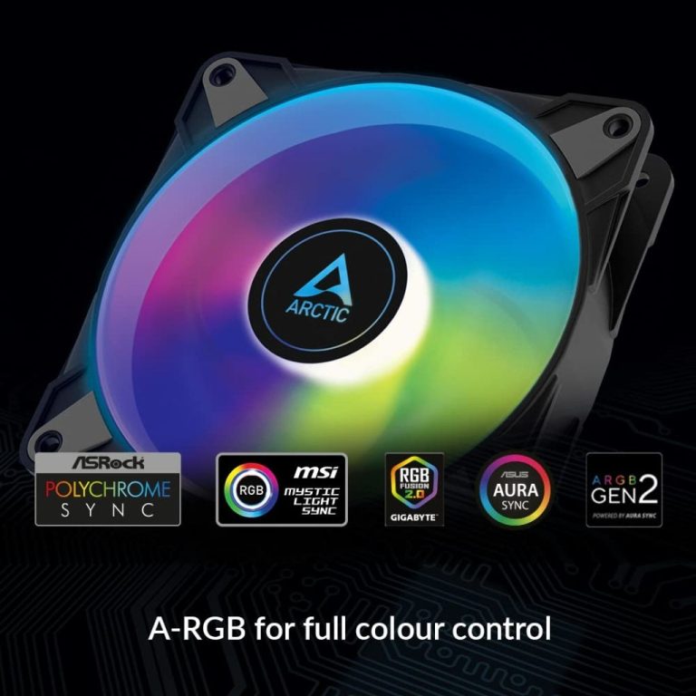 Arctic P12 PWM PST ARGB 120mm Case Fan - SweetLoot PC