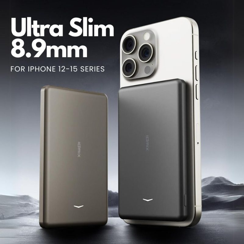 idmix Q5 Pro 5000mAh Magnetic Powerbank with 15W Wireless Charging - SweetLoot PC