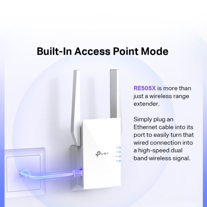 TP-Link RE505X AX1500 Wi-Fi Range Extender - SWEETLOOT