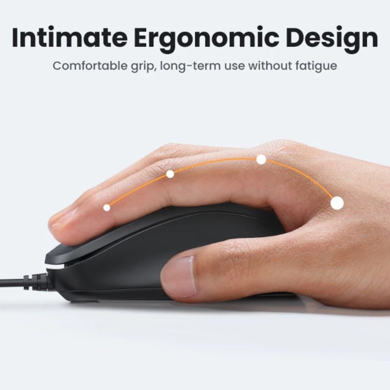 UGREEN USB Wired Optical Mouse - SweetLoot PC