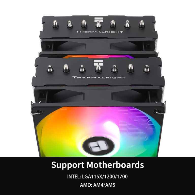 Thermalright Phantom Spirit 120 SE ARGB Dual Tower CPU Air Cooler ...