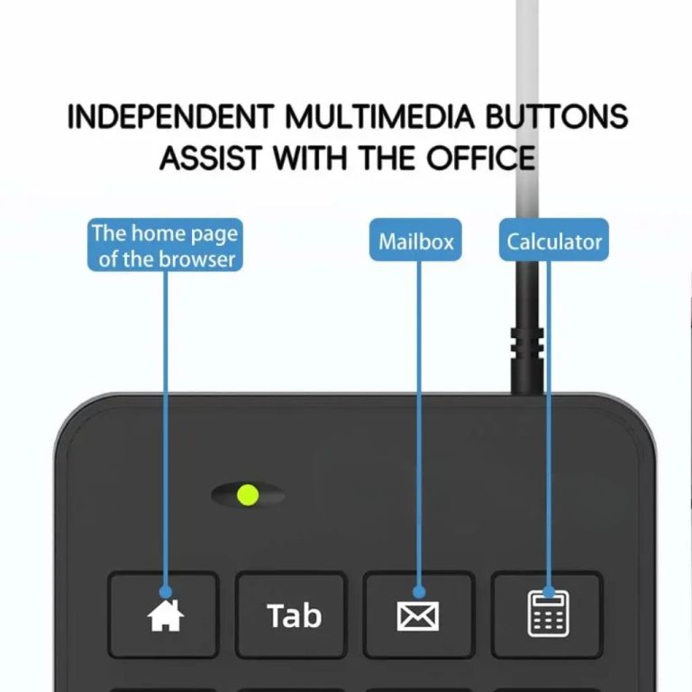 GLINK USB Wired Numeric Keypad - SweetLoot PC