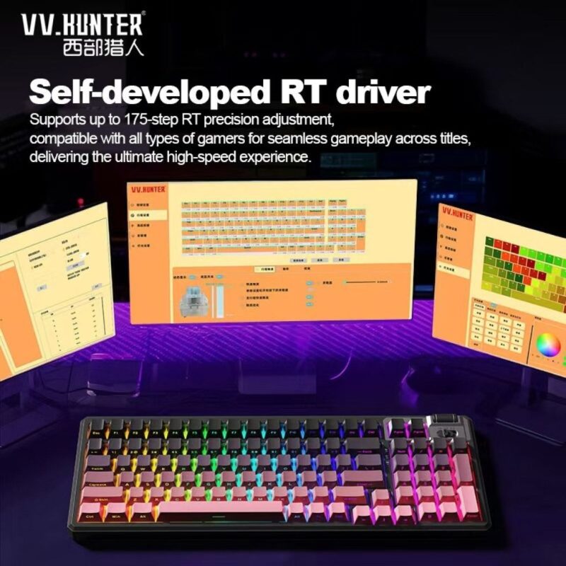 VV.Hunter A98RT Magnetic Switch Mechanical Gaming Keyboard - SweetLoot PC