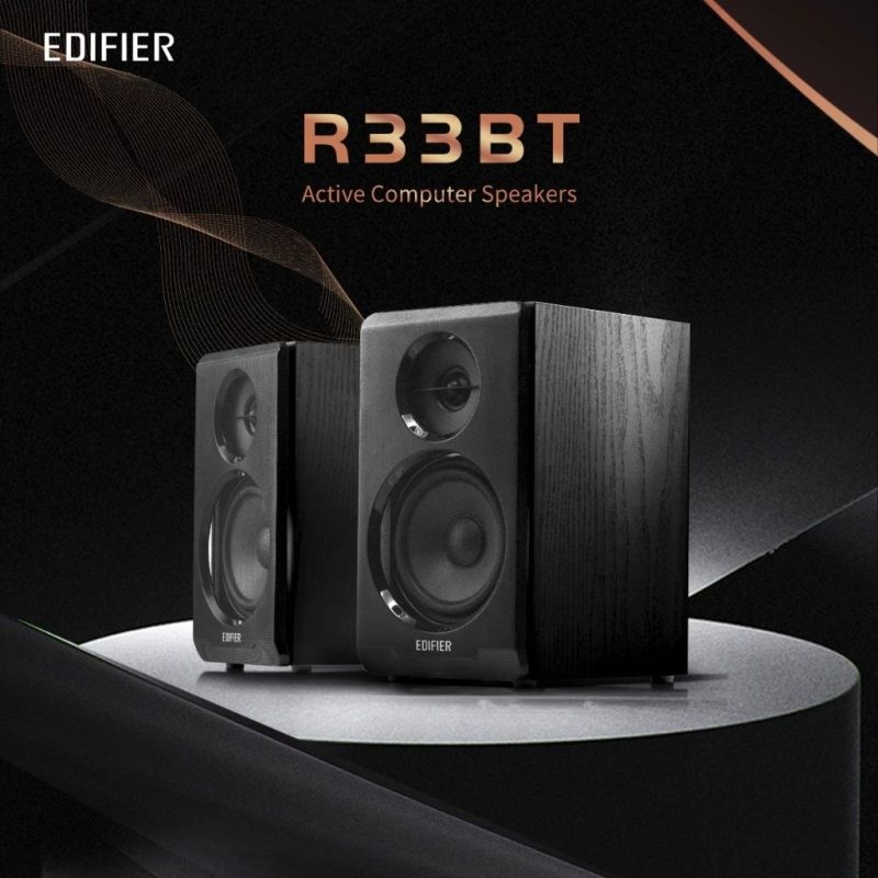 Edifier R33BT Active Bluetooth Computer Bookshelf Speakers - SweetLoot PC